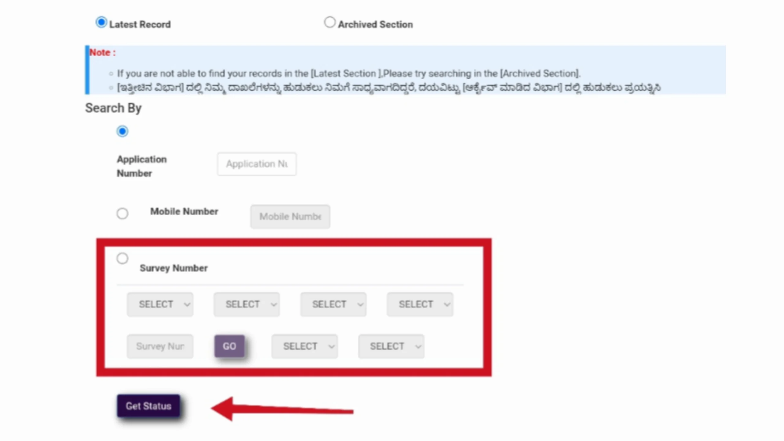How to check Mojini V3 Application Status